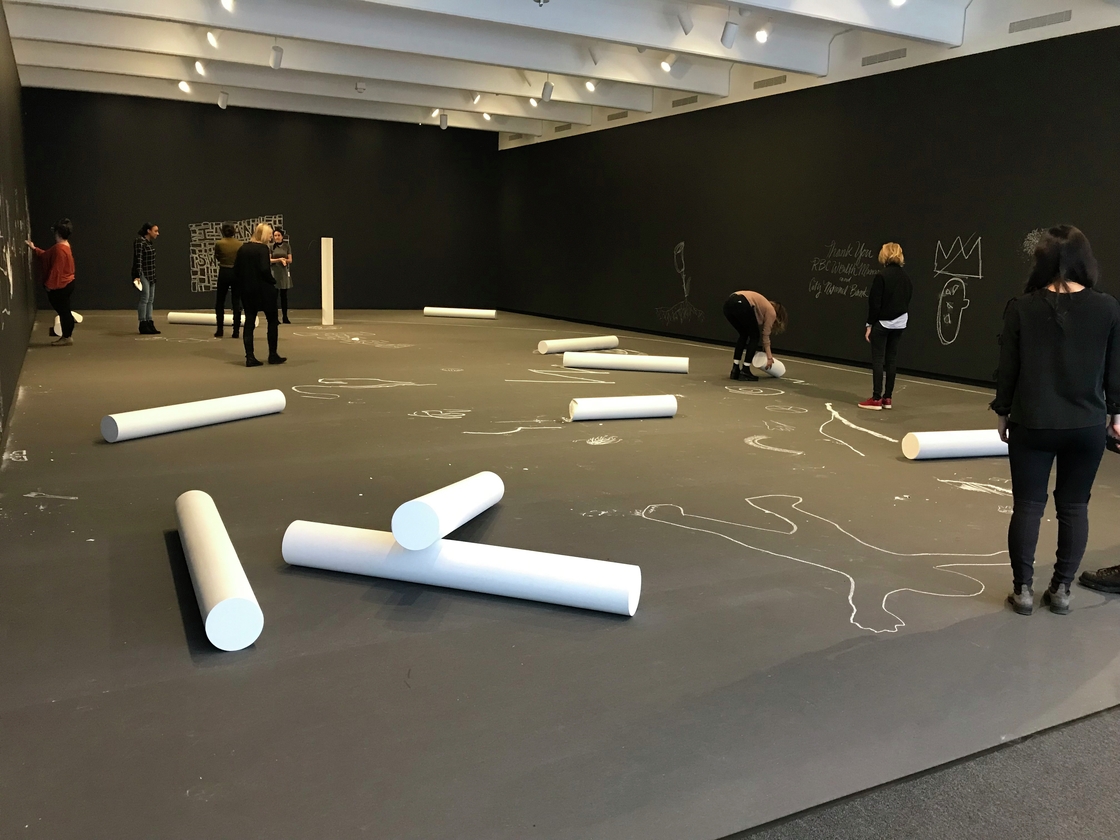 Allora & Calzadilla: Chalk, 2019, Galerie Chantal Crousel, Paris