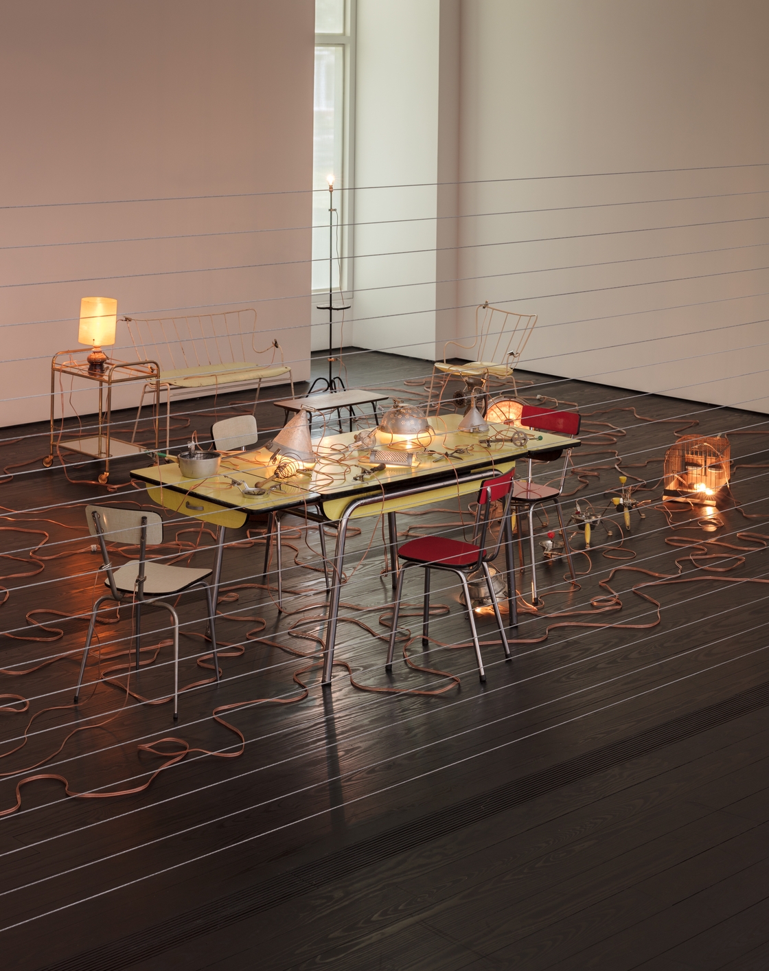 MONA HATOUM: TERRA INFIRMA, 2017, Galerie Chantal Crousel, Paris