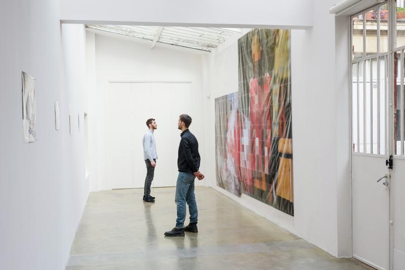 Pixel-Collage, 2016, Galerie Chantal Crousel, Paris